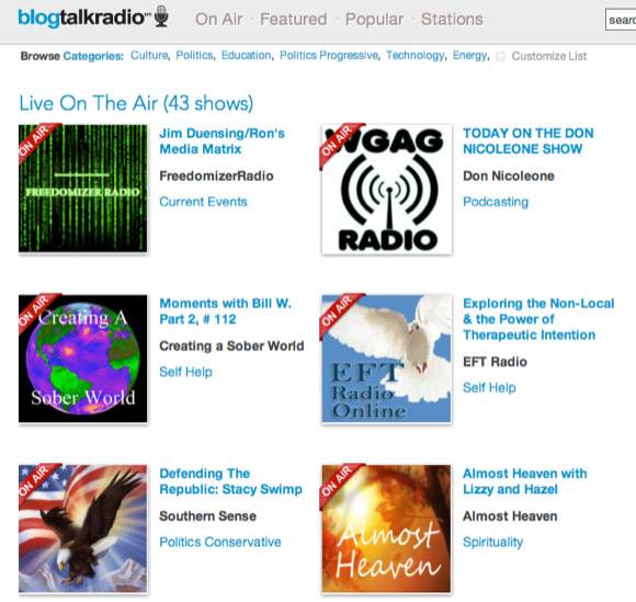 Stream Free 30 Minute Radio Shows Using BlogTalkRadio