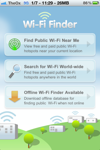 Wi-Fi Finder Helps You Find Wi-Fi Hotspots Anywhere In The World [iOS]
