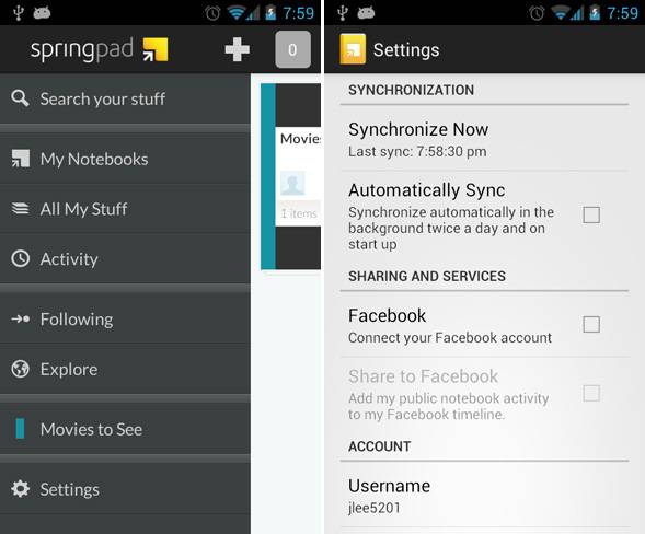 Springpad vs Catch vs Evernote vs OneNote - Which Is Best On Android?