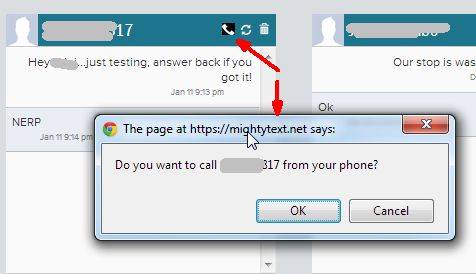 Make And Monitor Your Phone Text Messages With MightyText For Chrome