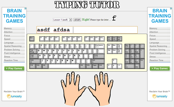 6 Free Typing Tutors Online That Teach You How To Touch Type [Chrome]