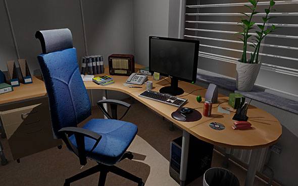 One Late Night: A Free Short Horror Game For People Who Work In Offices