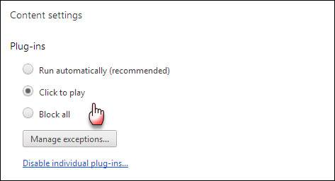 How to Stop Flash From Loading Automatically With FlashControl [Chrome]