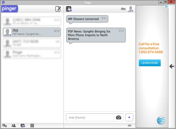 Pinger Desktop - The Best Desktop Texting Application [Mac OSX & Windows]