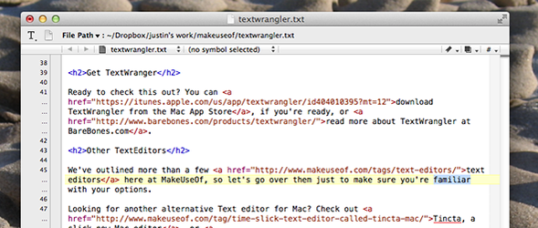 TextWrangler Just Might Be The Best Free Text Editor [Mac]