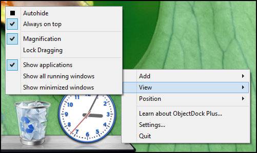 ObjectDock: Quickly Customize Your Desktop And Increase Its ...