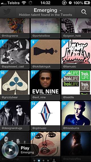 Discover New Music With Twitter #music for Desktop & iPhone [Web & iOS]