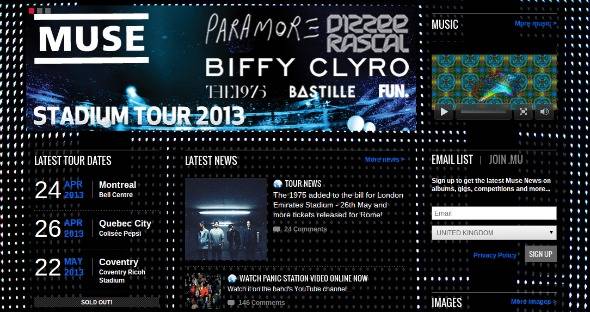 8 of the Best Band Websites on the Planet