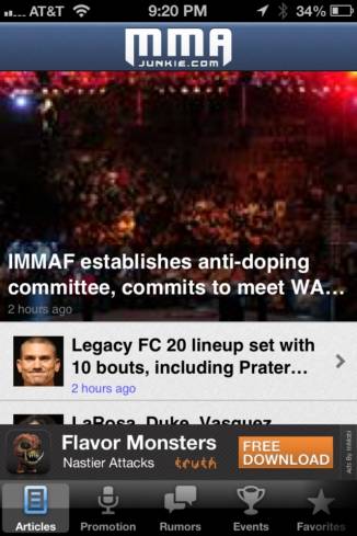 5 Apps Every MMA Fan Needs To Have Installed [iOS]