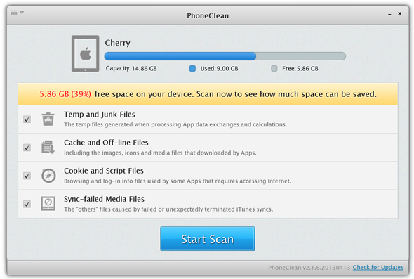 PhoneClean 2 Promises To Free Up Space on Your iOS Device, But Does It Work?