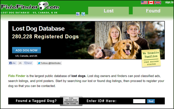 So You Lost Your Best Friend? These Websites Can Help Locate Your Lost Pet