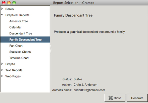 Gramps Lets You Print Free Customised Family Tree Charts [Cross-Platform]