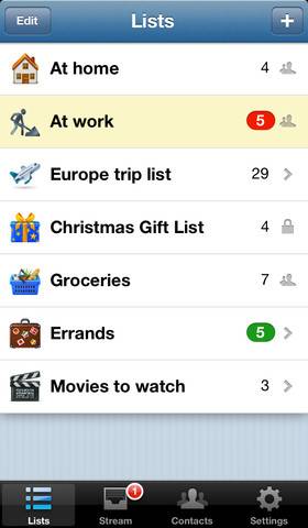 Stop, Collaborate and List: 5 iPhone Apps for Shared List-Keeping