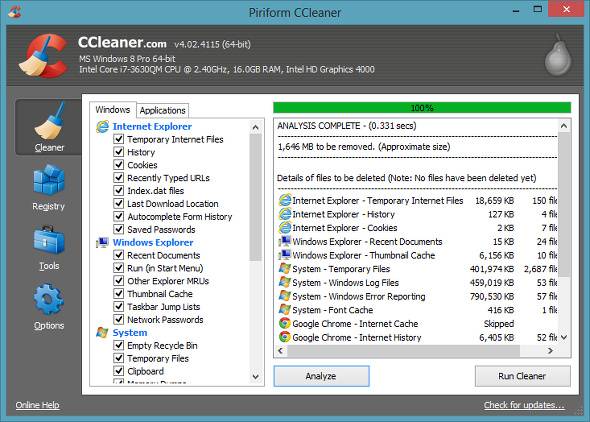Cleaners Compared: CCleaner vs. Slimcleaner vs. IObit Advanced SystemCare