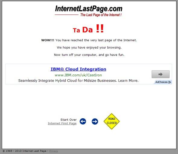 The End Is Nigh... The Last Pages Of The Internet