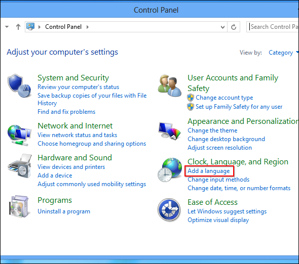 How to Change the System Language in Windows 8