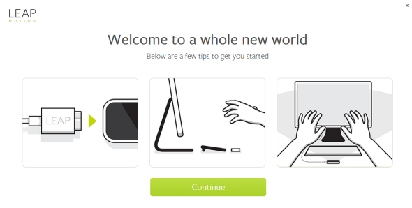 A Quick Tour of the Leap Motion Touchless Input Device