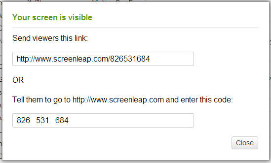 Share Your Screen With Anyone Using Screenleap For Gmail Or Chrome