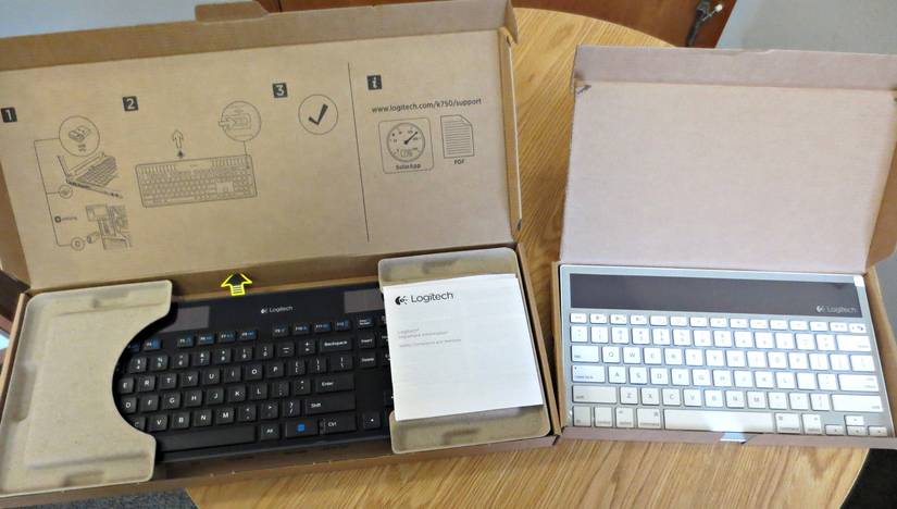 Logitech Solar Keyboards K750 and K760 Review and Giveaway