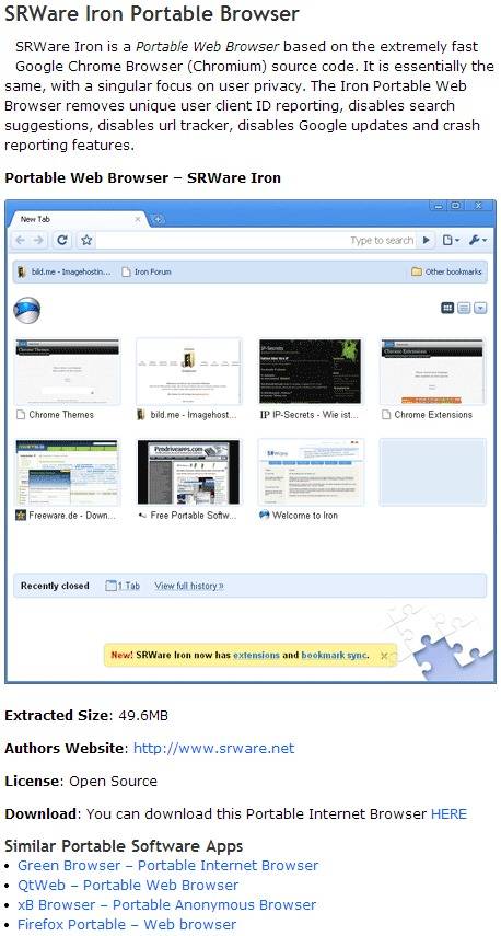 5 Websites for Every Portable Application on the Web