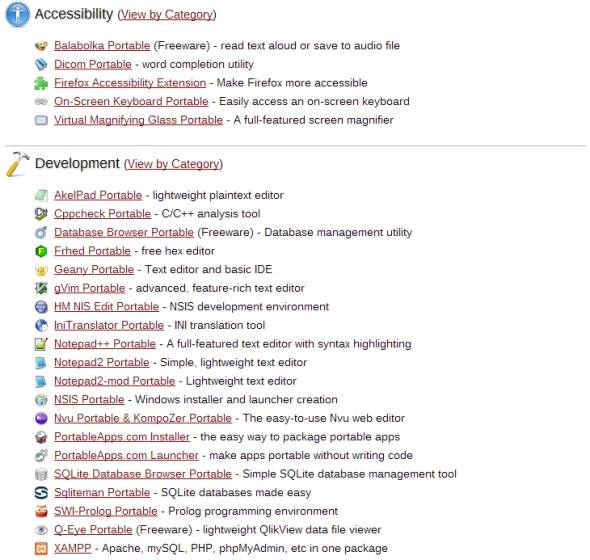 5 Websites for Every Portable Application on the Web