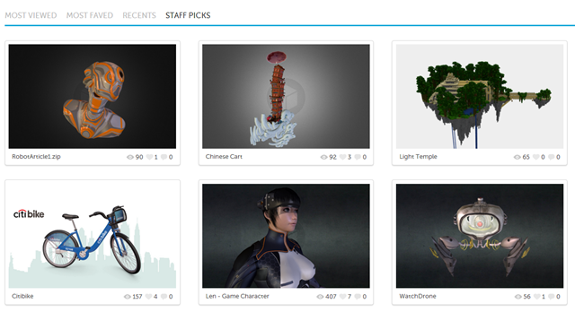 The Future Is Here: Sketchfab Puts 3D Models Right In Your Browser