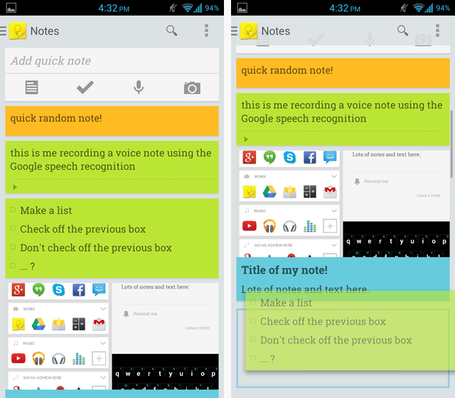 Simple Notes On The Go: Google Keep For Android Reviewed