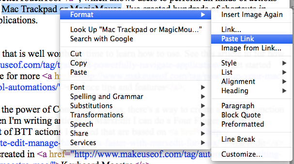 Go Beyond Keyboard Shortcuts by Using Contextual Menus On Your Mac