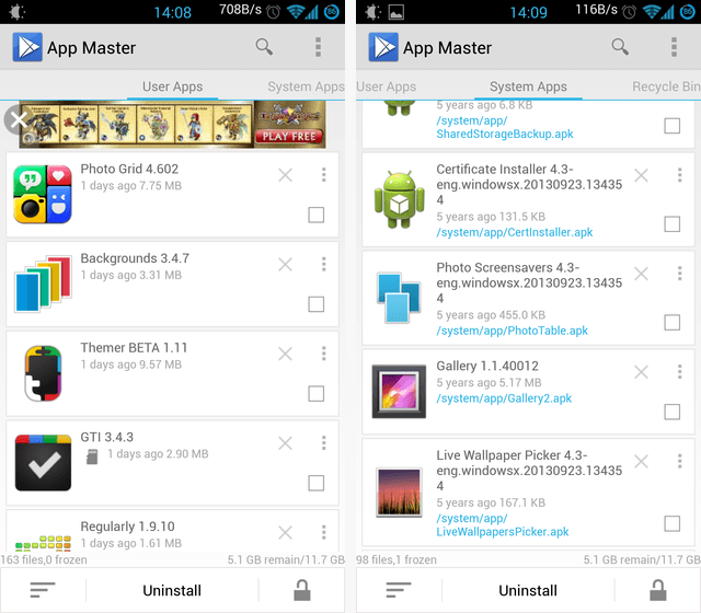 App Master: A Simple, Clean, Friendly Way To Bulk Uninstall Android Apps