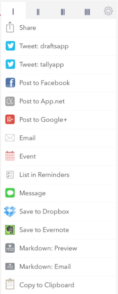Send Content To Evernote In Record Time Using Drafts For iOS