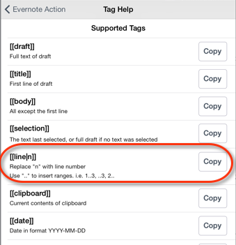Send Content To Evernote In Record Time Using Drafts For iOS