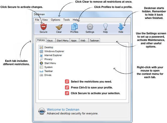 Deskman: The Advanced Desktop Security Manager For Restricting Access ...