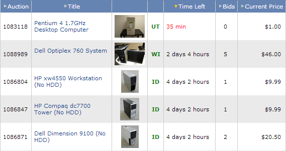 Computer Auctions And Why eBay May Not Be Your Only Option