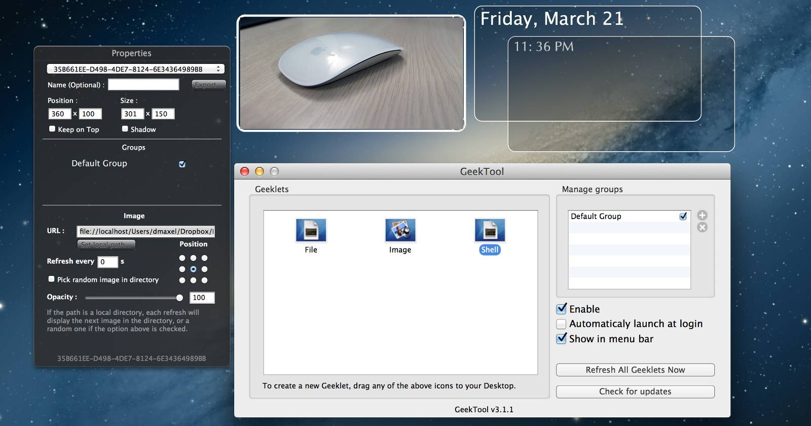 How To Use GeekTool To Truly Make Your Mac Your Own