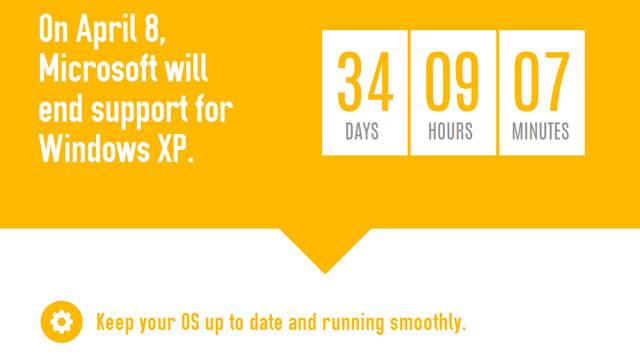 It's The End Of Days For Windows XP - Microsoft Will Send Pop-up Reminders