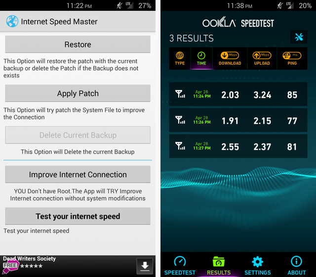 8 Android Net Boosters Tested: Real Or Placebo? You'd Be Surprised