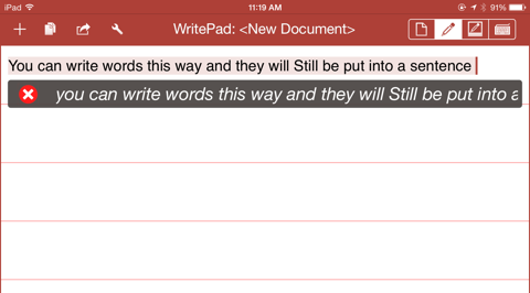 WritePad for iOS & Android Turns Your Handwritten Notes to Digital Text