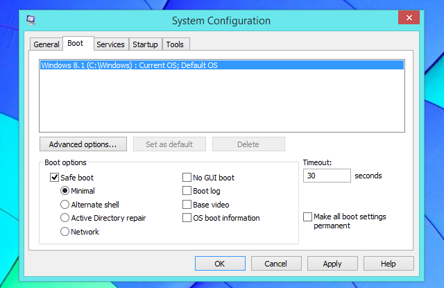 How To Boot Into Safe Mode In Windows 8