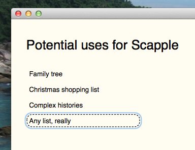 Scapple Lets You Organize Your Thoughts However You Like