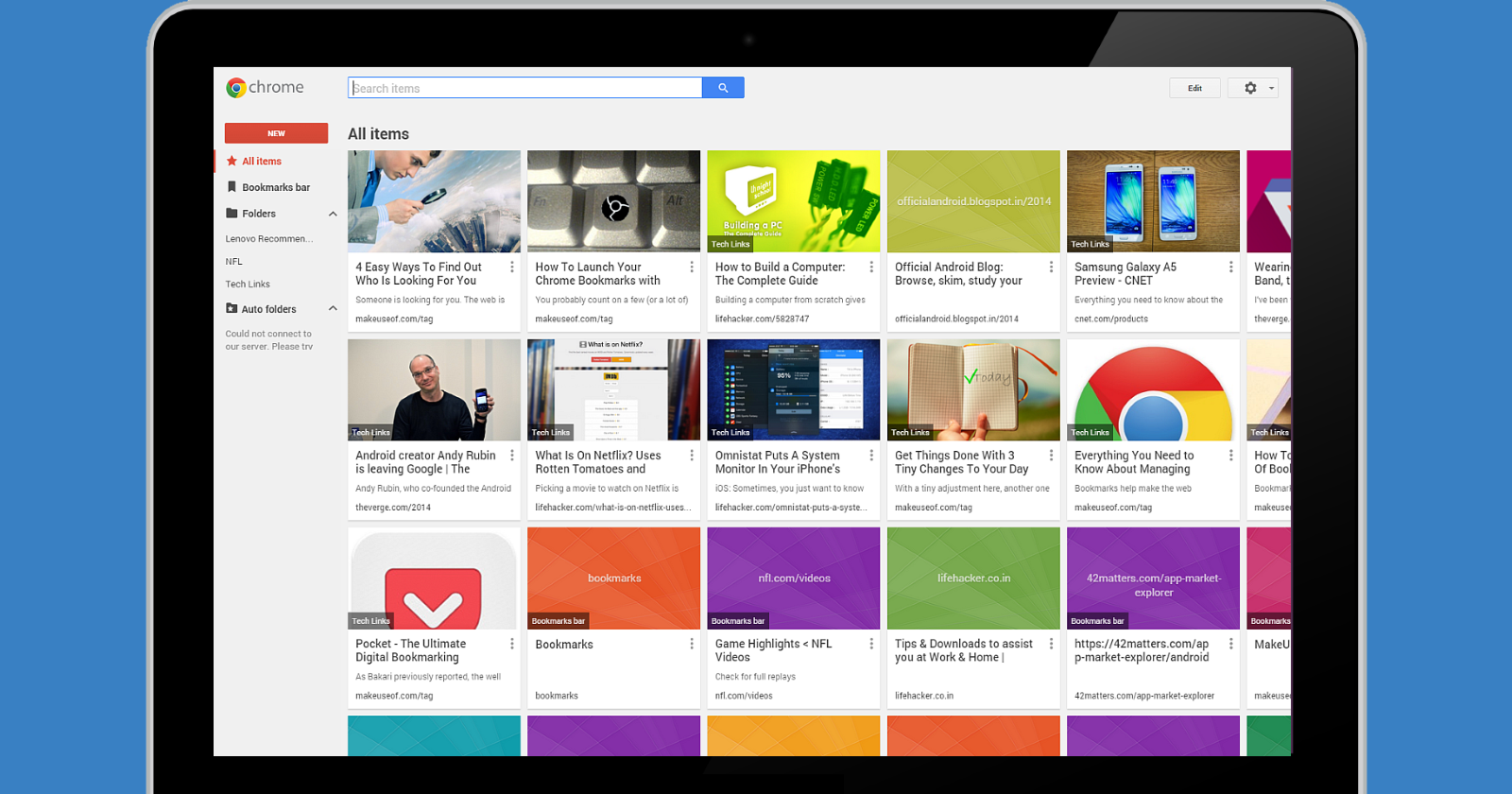 Google Chrome's New Bookmark Manager Focuses On Organization And Search