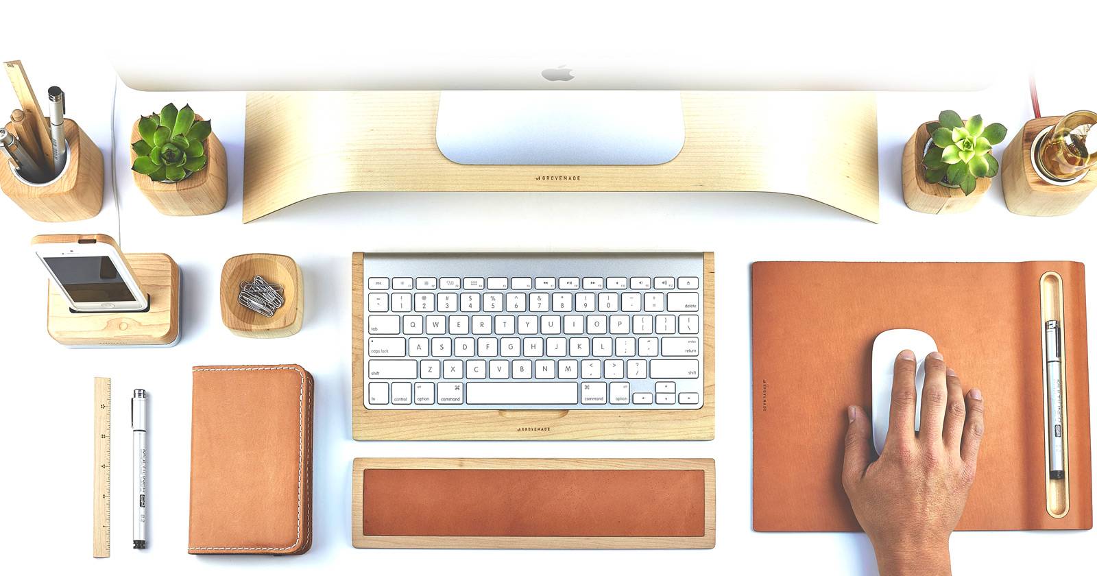 Warm Up Your Workspace With These Organic Office Accessories