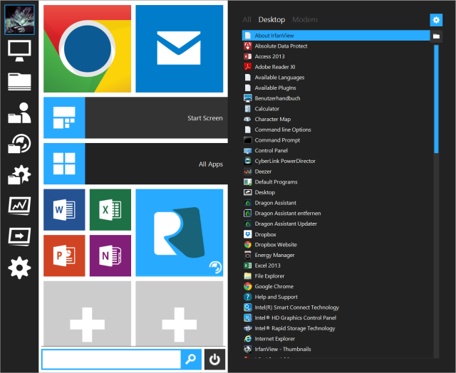 Get A Modern Start Menu For Windows 7 & 8