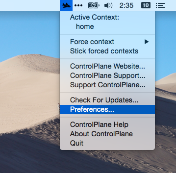 Automate Mac Settings Depending On Your Location With ControlPlane