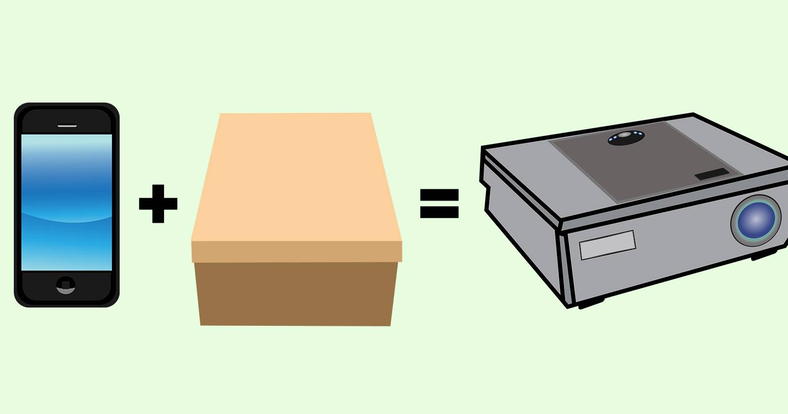 How to Make a DIY Shoebox Projector for Your Phone