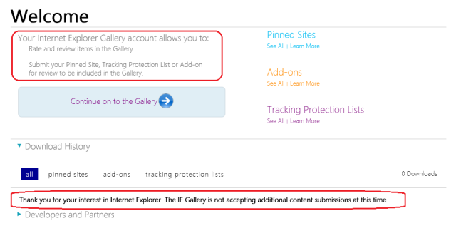What's the Internet Explorer Gallery All About?