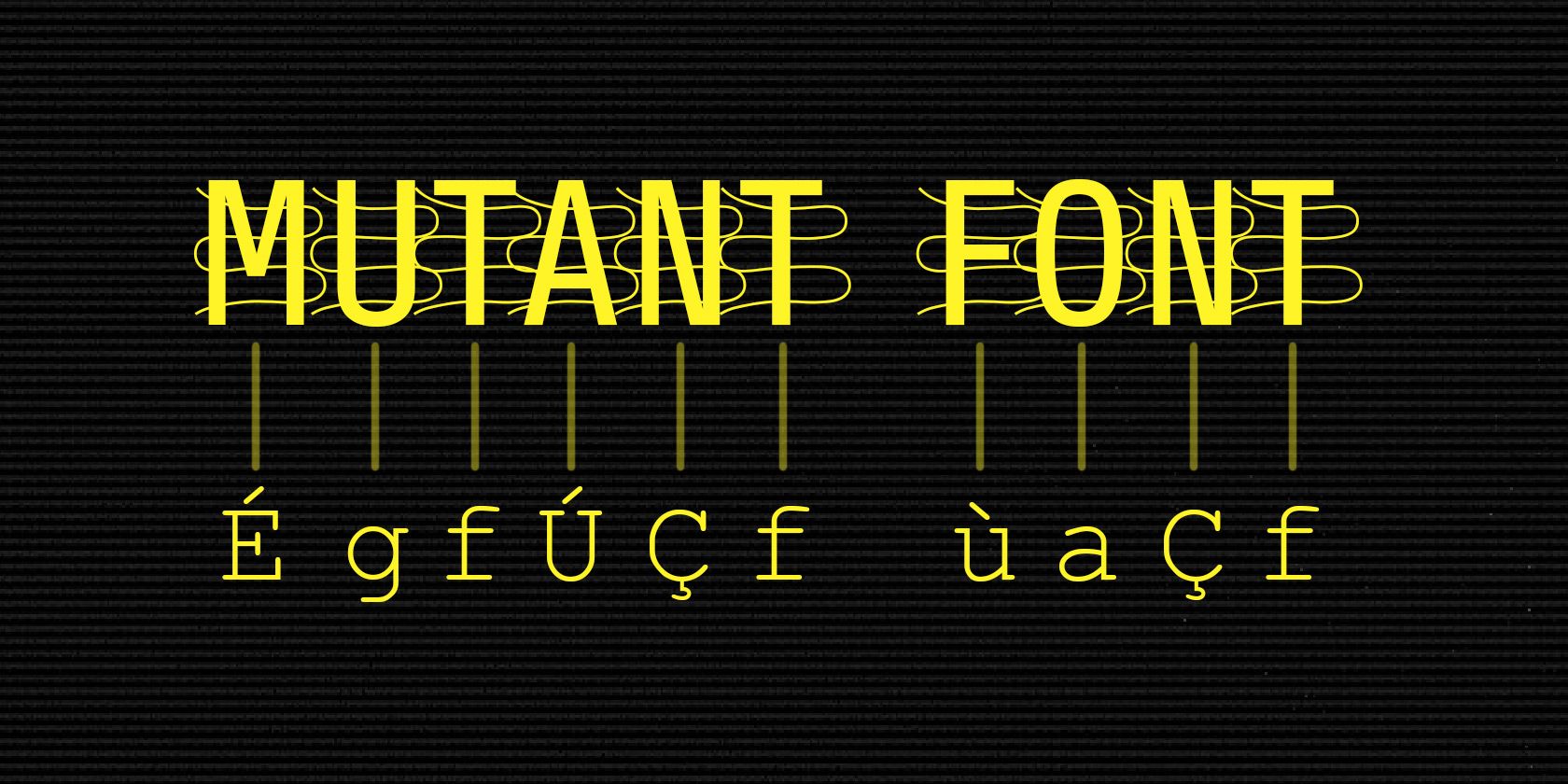 Can Amnesty International's Mutant Font Really Keep You Safer Online?