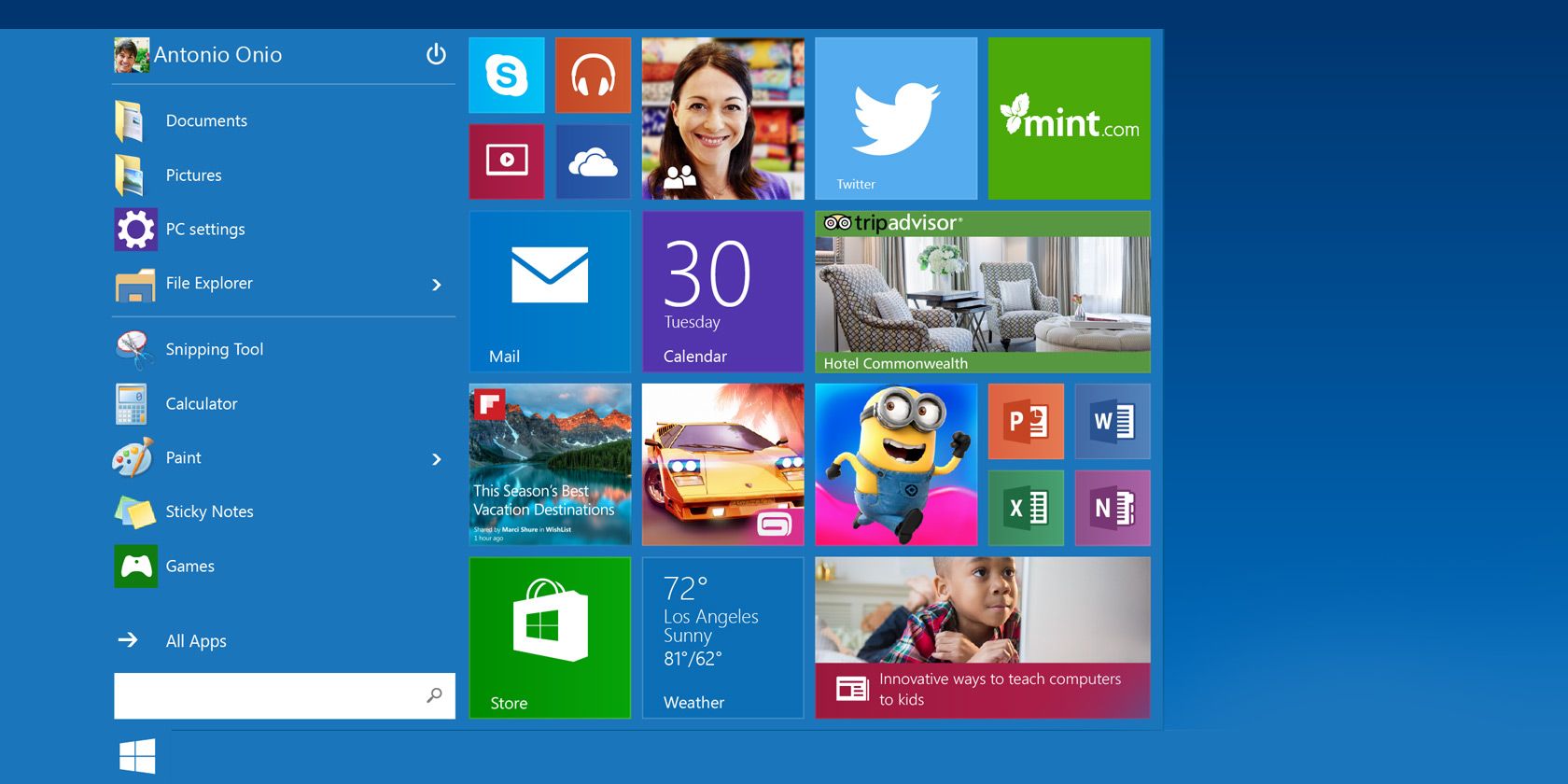 A Guide to the Windows 10 Start Menu