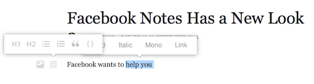 Write and Share Rich, Beautiful Facebook Posts With New Facebook Notes
