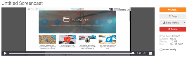 How To Make Quick Videos and GIF Animations Of Screencasts (And Why)