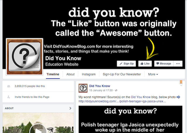 35 Most Popular Facebook Pages in the Geek World